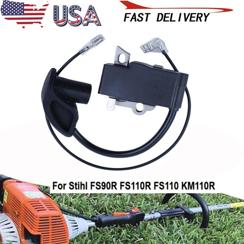Ignition Coil Module Magneto & Wire For Stihl FS90R FS110R FS110 KM110R ...