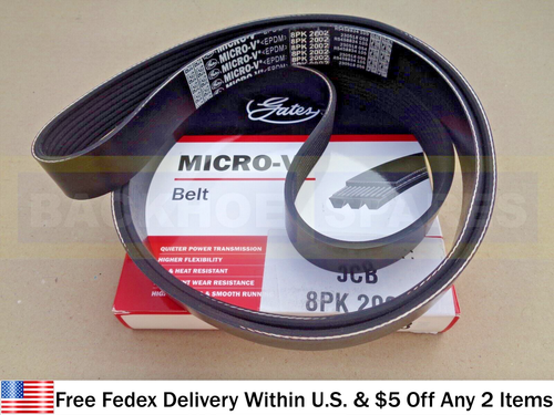 JCB PARTS - GENUINE GATES BELT DRIVE 8PK L = 2002 (PART NO. 320/08608 ...