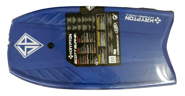 Krypton Scott Burke Hydro-Hull Blue Color BodyBoard size 42"× 22" for ...