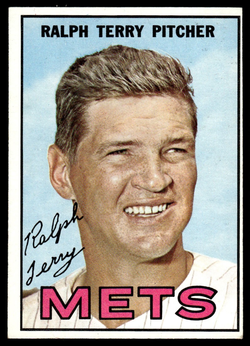 1967 Topps Ralph Terry New York Mets #59 | eBay