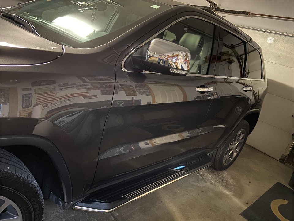 Running Boards For 2022-2025 Jeep Grand Cherokee 2-Row Side Steps Nerf ...