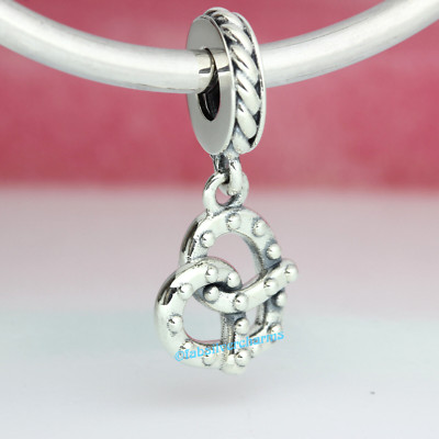 Authentic Pandora Silver Pretzel Dangle Charm 799393C00 | eBay