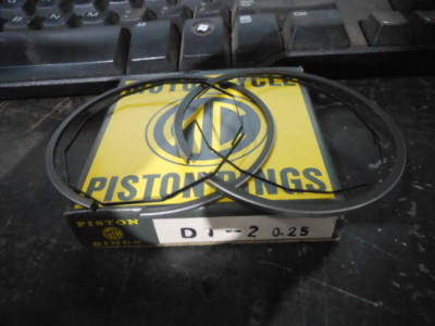 NOS MC Brand Keystone Dykes 1st O/S 0.25 Piston Rings Yamaha 73 DT2 311 ...