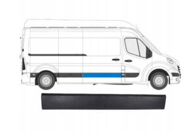 BAGUETTE DE PORTE COTE DROITE RENAULT MASTER III OPEL MOVANO NV400 ...