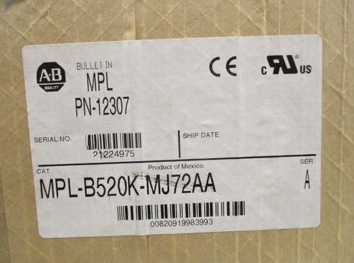 New Factory Sealed ALLEN BRADLEY MPL-B520K-MJ72AA AB MPLB520KMJ72AA | eBay