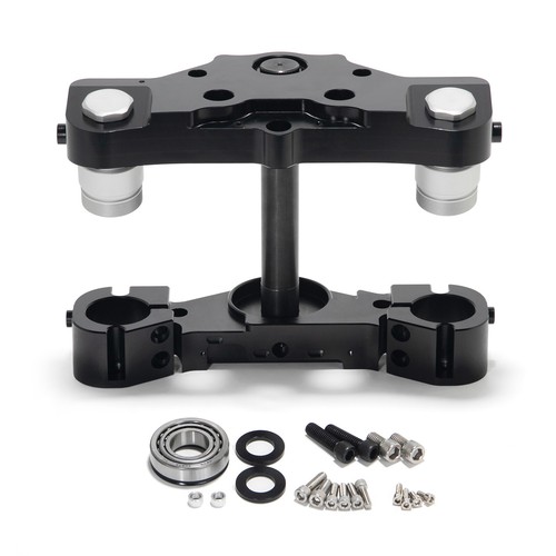 23" 21" Wheel 6 Degree Raked Triple Trees Kits for Harley FLHXS FLTRX ...