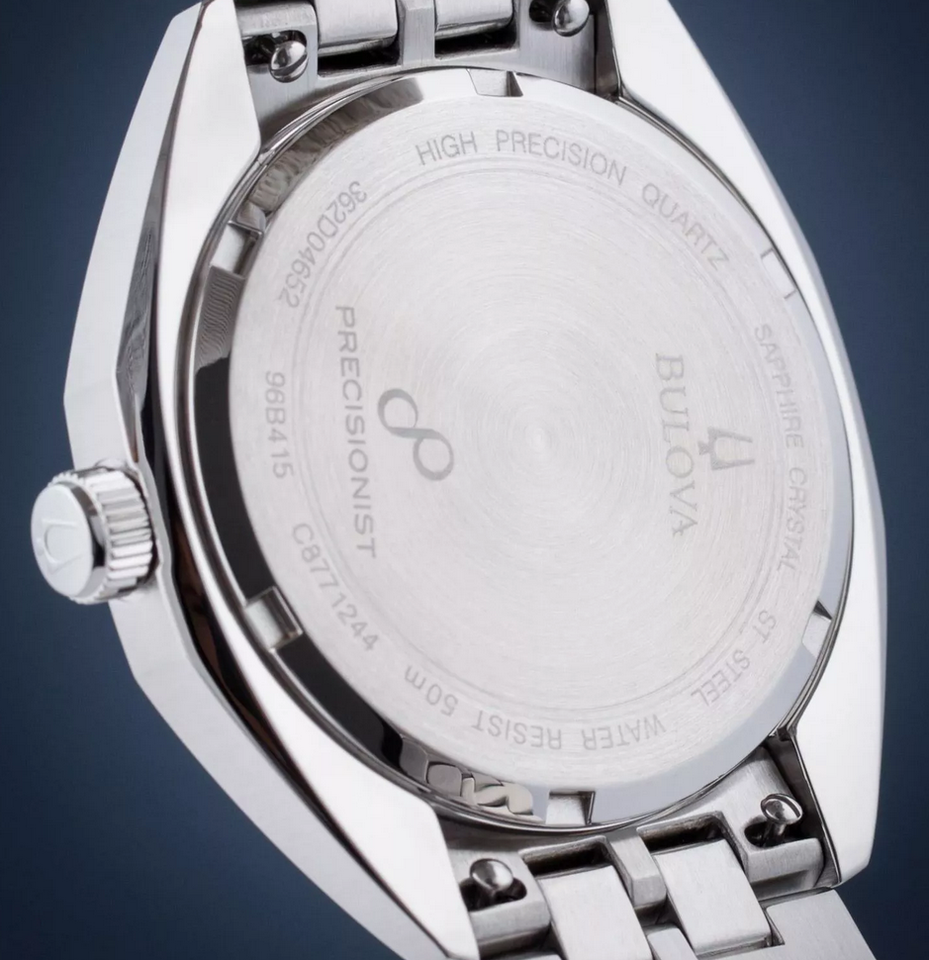 Bulova Jet Star Precisionist Sapphire Crystal Gray Dial 262kHz 96B415 ...