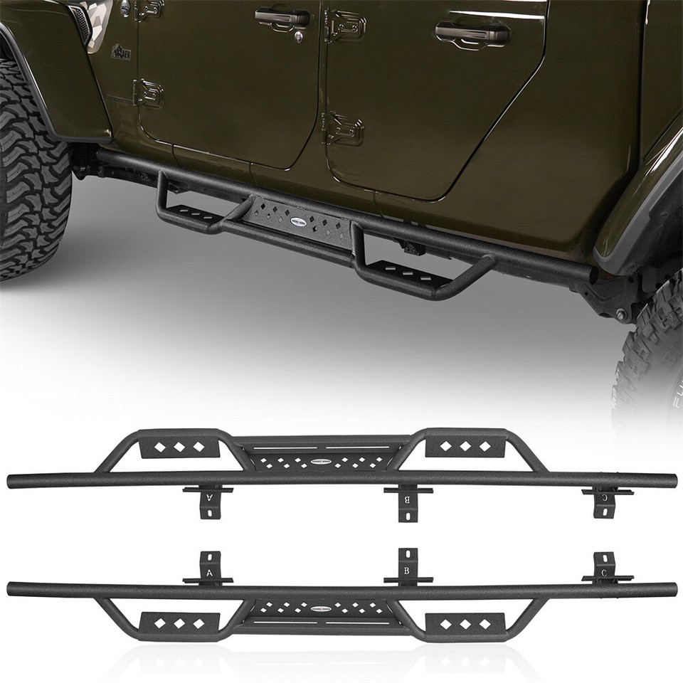 Front Bumper / Rear Bumper / Side Step Nerf Bar Fit 2020-2026 Jeep ...