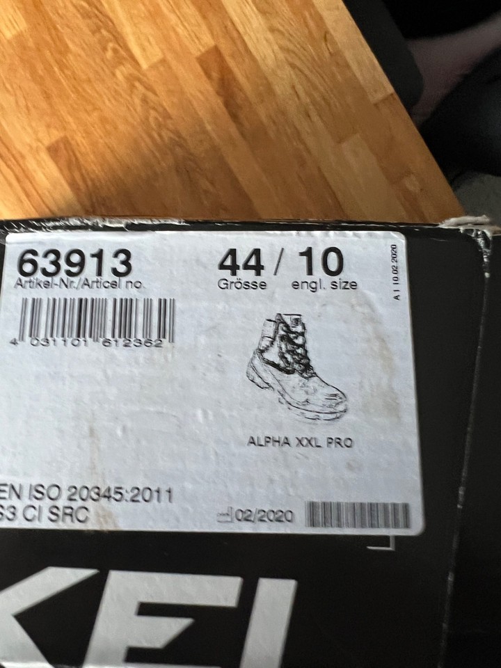 HECKEL ALPHA XXL PRO WORK BOOTS | eBay UK