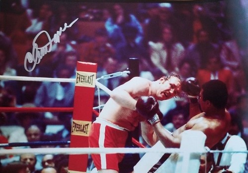 Chuck Wepner The Bayonne Bleeder signed 8x10 photo vs Muhammad Ali Real ...