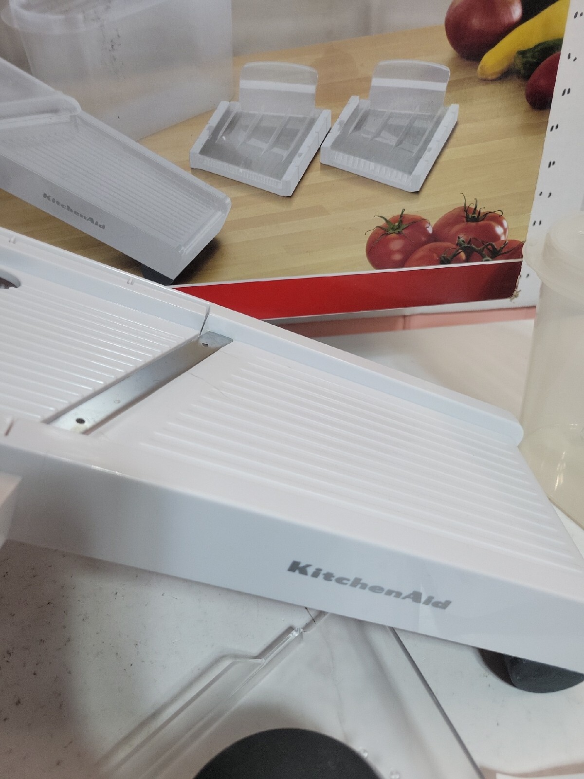 KitchenAid Mandoline Slicer 4-Piece Adjustable Table Top Set Used | eBay