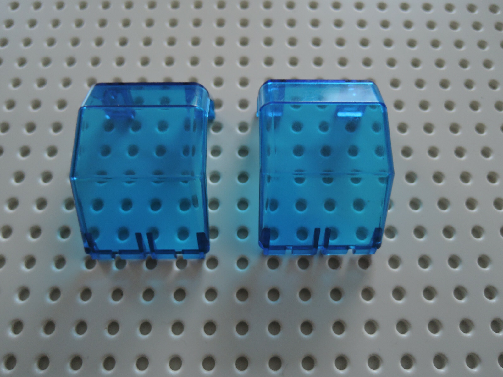 Lego 2 x Cockpit Hubschrauber 2483 transparent dunkelblau 4x4x4 6330 ...