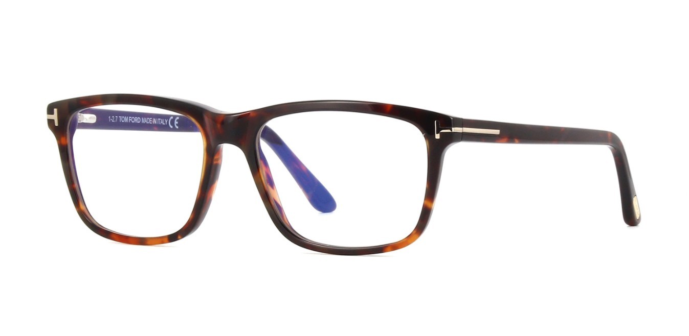 Tom Ford FT 5479-B BLUE BLOCK Havana (054) Eyeglasses | eBay