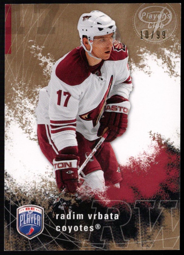 2007/08 UD BAP Be A Player #152 RADIM VRBATA "PLAYER'S CLUB" Parallel ...