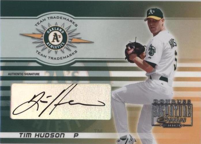 2003 Donruss Signature Series - Team Trademarks Tim Hudson #TT-33 ...