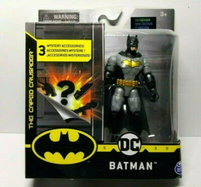 Spin Master DC Tactical Batman Gold Emblem 4" Action Figure w/ 3 ...