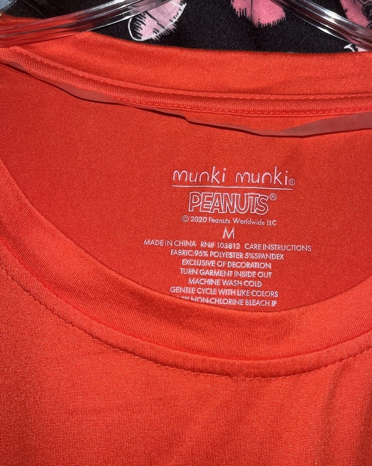 Munki Munki Perfect Pajamas Snoopy Love Size Medium Top/Shorts NWT | eBay