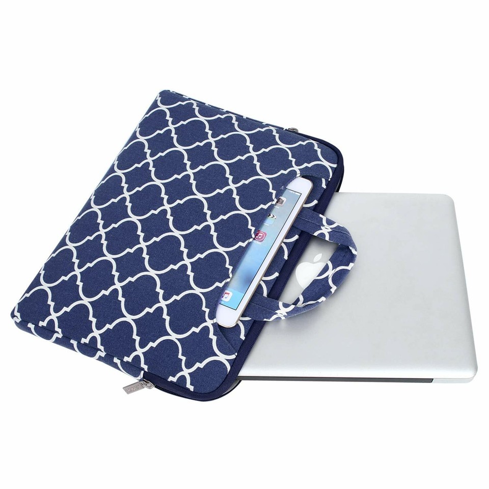 11 13 15" Canvas Notebook Case Laptop Bag Cover for Macbook Dell Acer ...