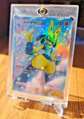 Shiny LUCARIO EX Holographic Pokemon TCG Pocket Shining Revelry Read ...