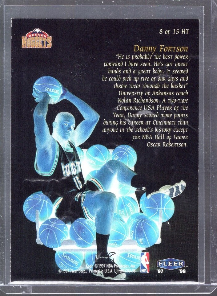 1997 Ultra Heirs to the Throne #8 HT Danny Fortson Denver Nuggets | eBay
