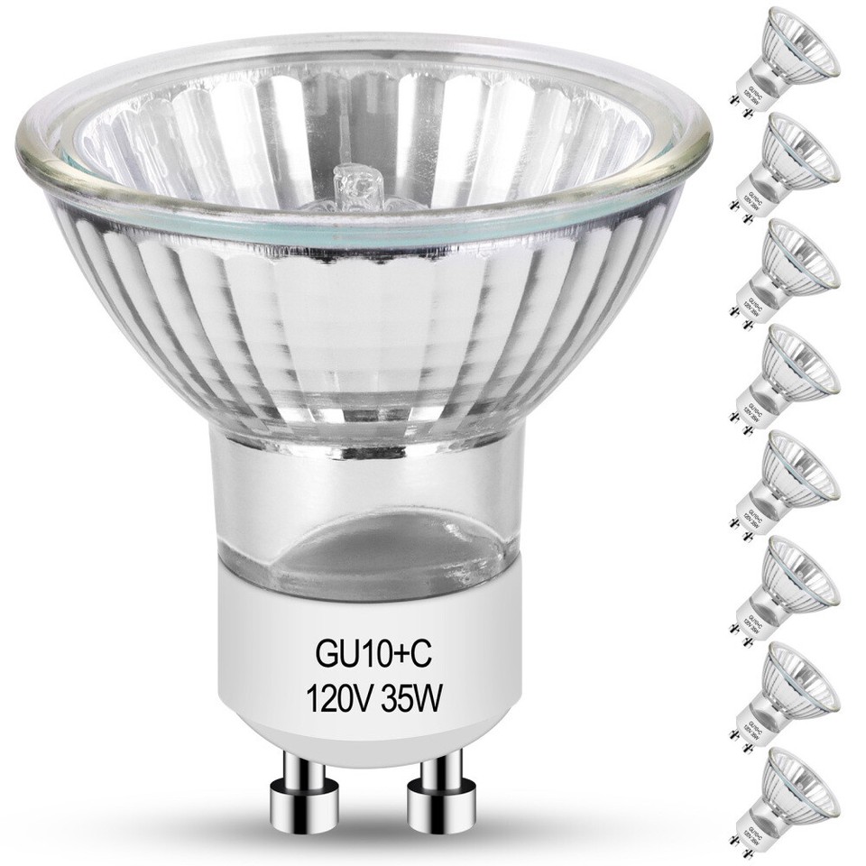 4-12X 120V 35W 50W GU10+C Light Bulbs Dimmable Bulb GU10 Base Warm ...