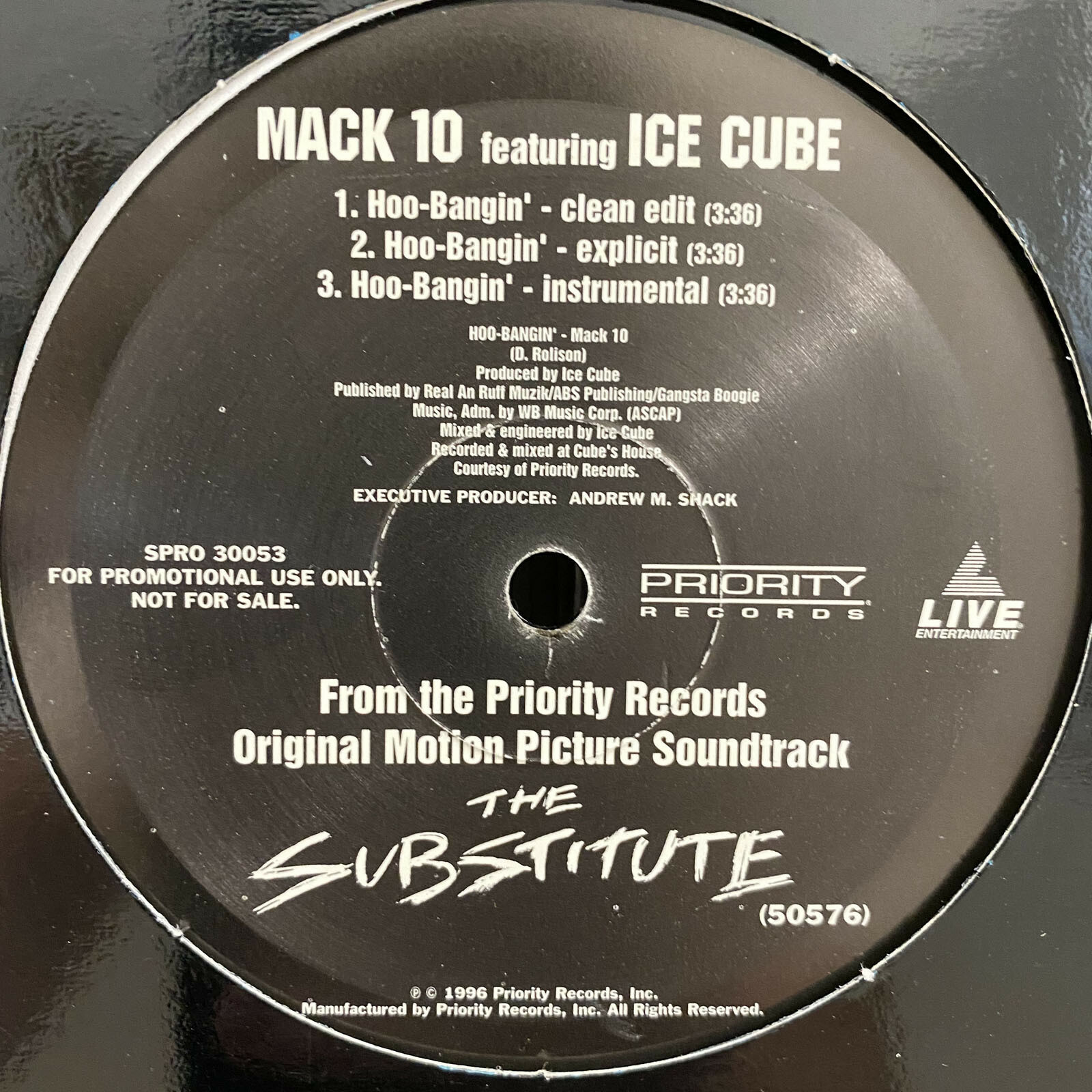 MACK 10 + ICE CUBE - HOO-BANGIN' / RAS KASS - MIAMI LIFE (12") 1996 ...