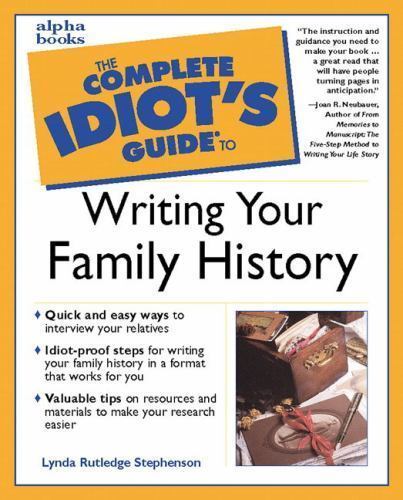 The Complete Idiot's Guide Ser.: Complete Idiot's Guide to Writing Your ...