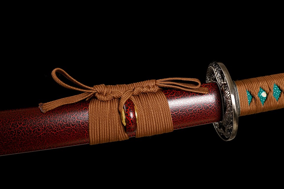 Handmade Katana Carbon Steel Japanese Real Sharp Samurai Sword Full ...