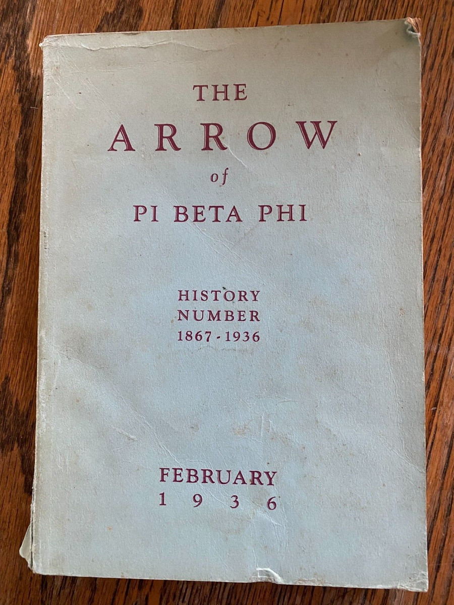 Pi Beta Phi Letters Arrow