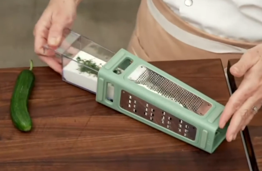 Good Housekeeping Box Grater with Catch Basin | Sage | eBay