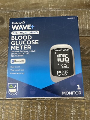 Embrace Wave Self Monitoring Blood Glucose Meter | eBay