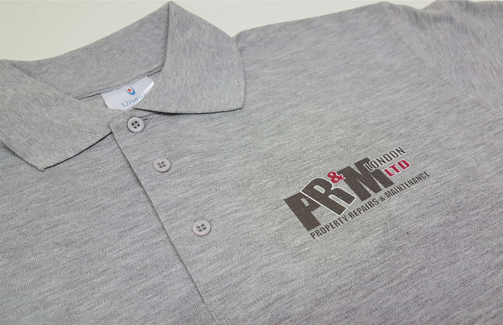 Personalised Printed Polo Shirt Builder Construction Work Uniform Logo ...