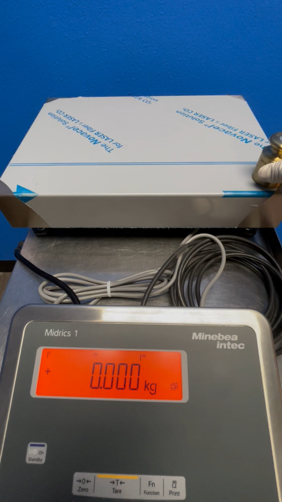 Minebea Intec MW1P1E-60ED-I-V1 Digital Platform Scale 60Kg Midrics 1 ...