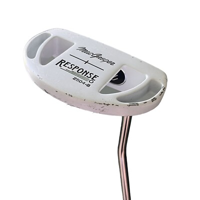 MacGregor RESPONSE Long 43" Putter RH Belly White Mallet Arm-Lock 2504 ...