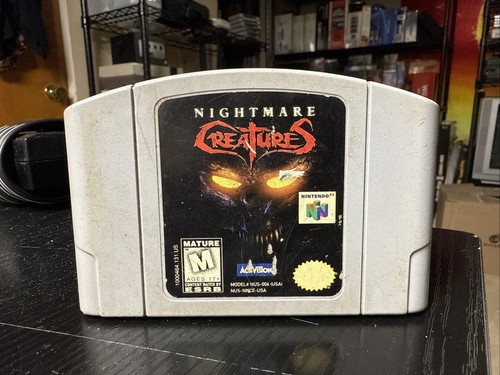 Nightmare Creatures (Nintendo 64, 1998) Authentic Tested Cartridge | eBay