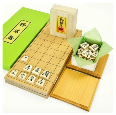Authentic Shogi Set Folding Board, Shogi Piece, Piece Stand from Japan ...