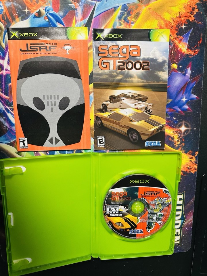 JSRF Jet Set Radio Future & Sega GT 2002 (Xbox) Complete w/ Manuals ...
