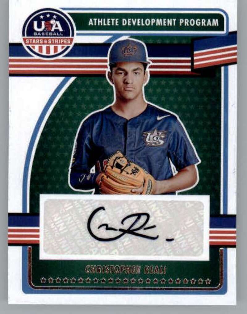 2023 Panini Stars and Stripes Development Signature Christopher Reali ...