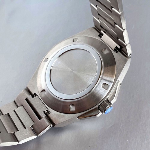 40mm White Shell Dial Lume 200M Dive NH35 Automatic Men Watch Sapphire ...