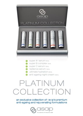 ASAP Platinum Collection Pack RADIANCE, C, B & A Serum Night Cream ...