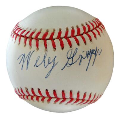 Wiley Griggs Autographed OAL Baseball Negro League Black Barons JSA ...