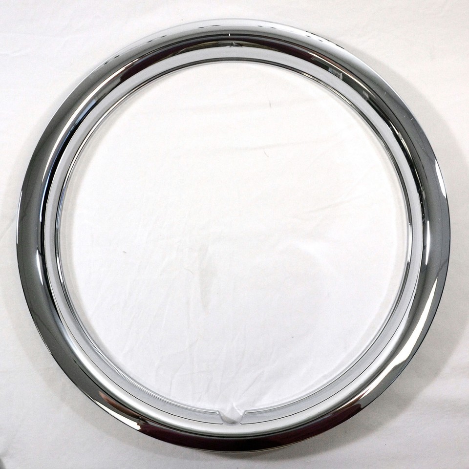 Set of 4 18" Chrome Wheel Rim Trim Rings Beauty Bands Rims Rally Steel ...