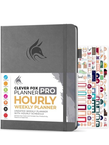 Clever Fox Planner PRO Schedule Undated Weekly & Monthly Life Planner ...