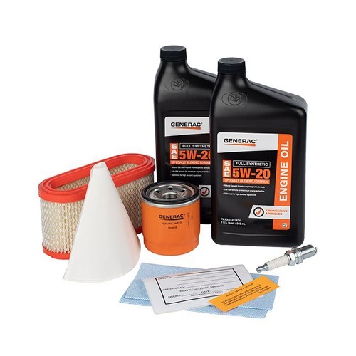 Generac Maintenance Kit Proprietary 5W-20 Synthetic Oil 7kW CorePower ...