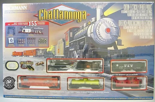 Bachmann 00626 HO Chattanooga The Dixie Line Train Set Steam Engine New ...