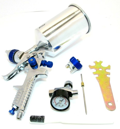 HVLP Spray Gun Kit With Regulator And 2 Nozzles By US Pro 8776 Garages ...