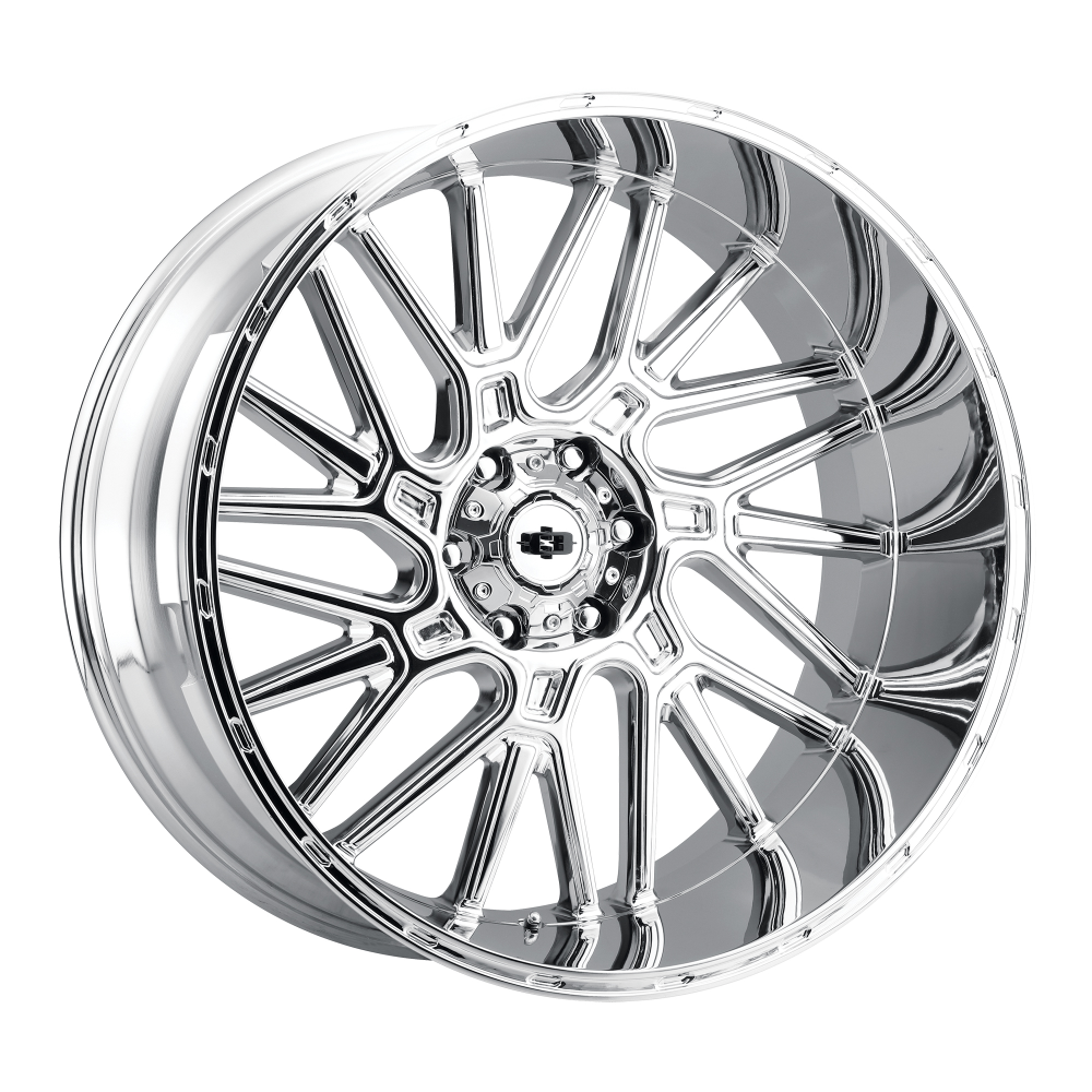 Vision Off-Road 22x12 Wheel Chrome 404 Brawl 8x170 -51mm Aluminum Rim ...