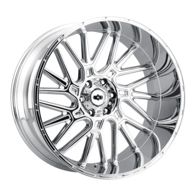 Vision Off-Road 22x12 Wheel Chrome 404 Brawl 8x170 -51mm Aluminum Rim ...