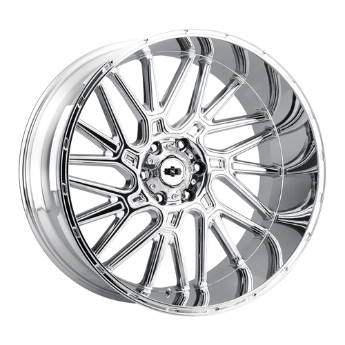 Vision Off-Road 22x12 Wheel Chrome 404 Brawl 8x170 -51mm Aluminum Rim ...
