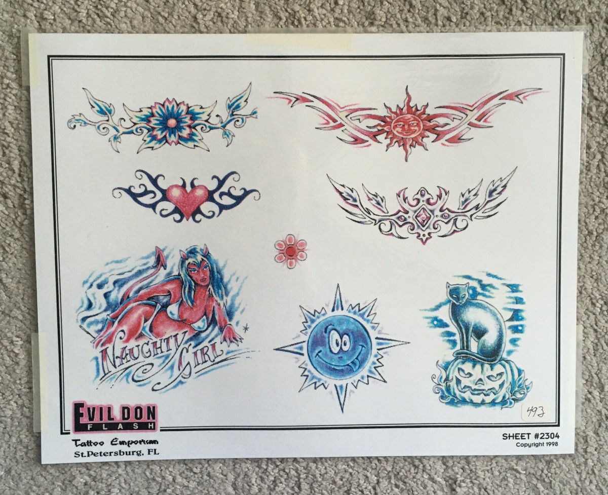 Free Evil Flash Tattoo News | The Bad Church Tattoo Studio